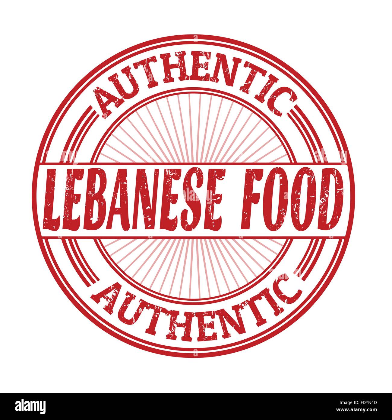 Lebanon food Stock Vector Images - Alamy