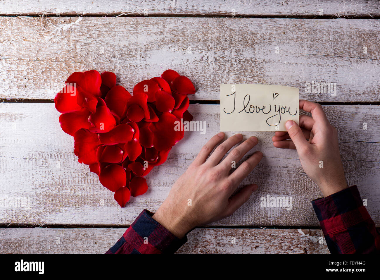 Love composition. Studio shot Stock Photo - Alamy