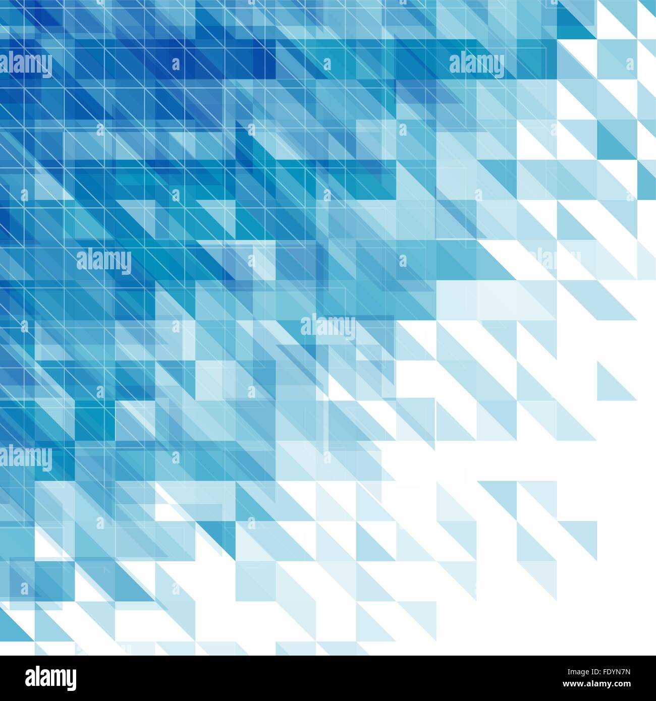 abstract blue background with triangles, squares and lines Stock Vector ...