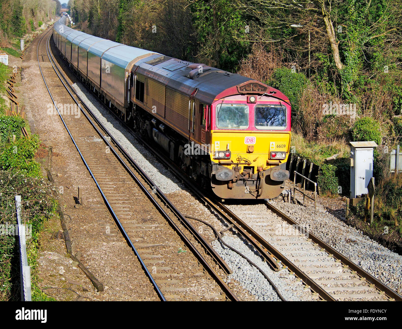 Class 66 diesel locomotive ews hi-res stock photography and images - Alamy