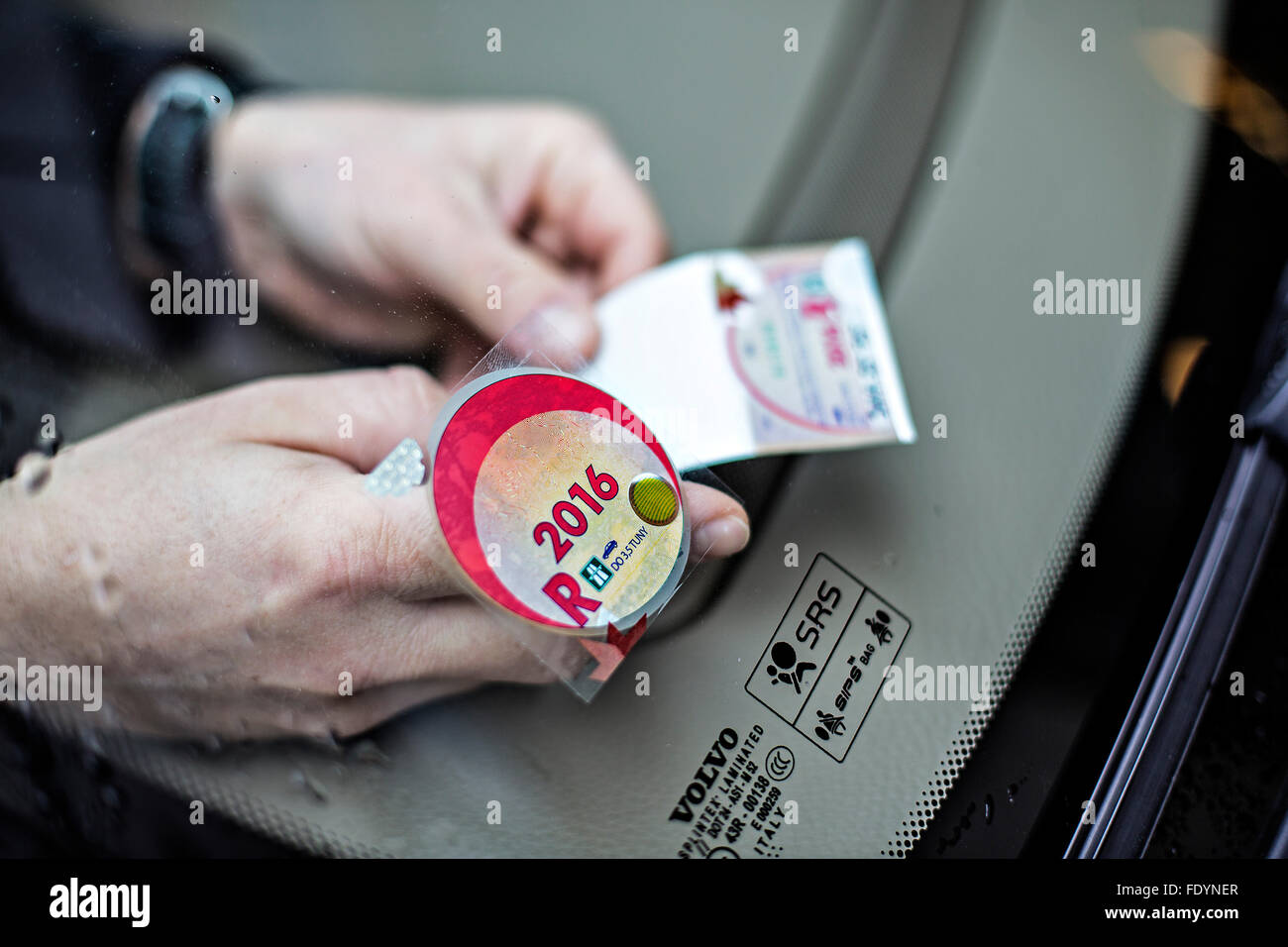 Czech Highway Vignette, 2016 Stock Photo - Alamy