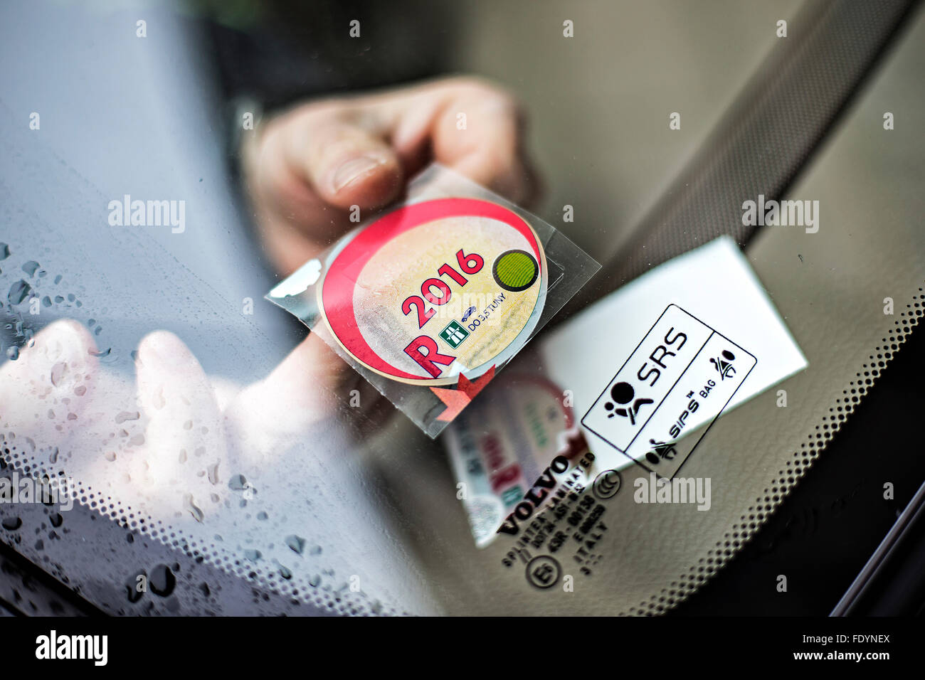 Czech highway vignette hi-res stock photography and images - Alamy