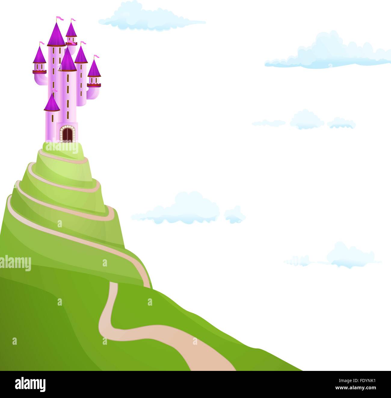 Hill majestic Stock Vector Images - Alamy
