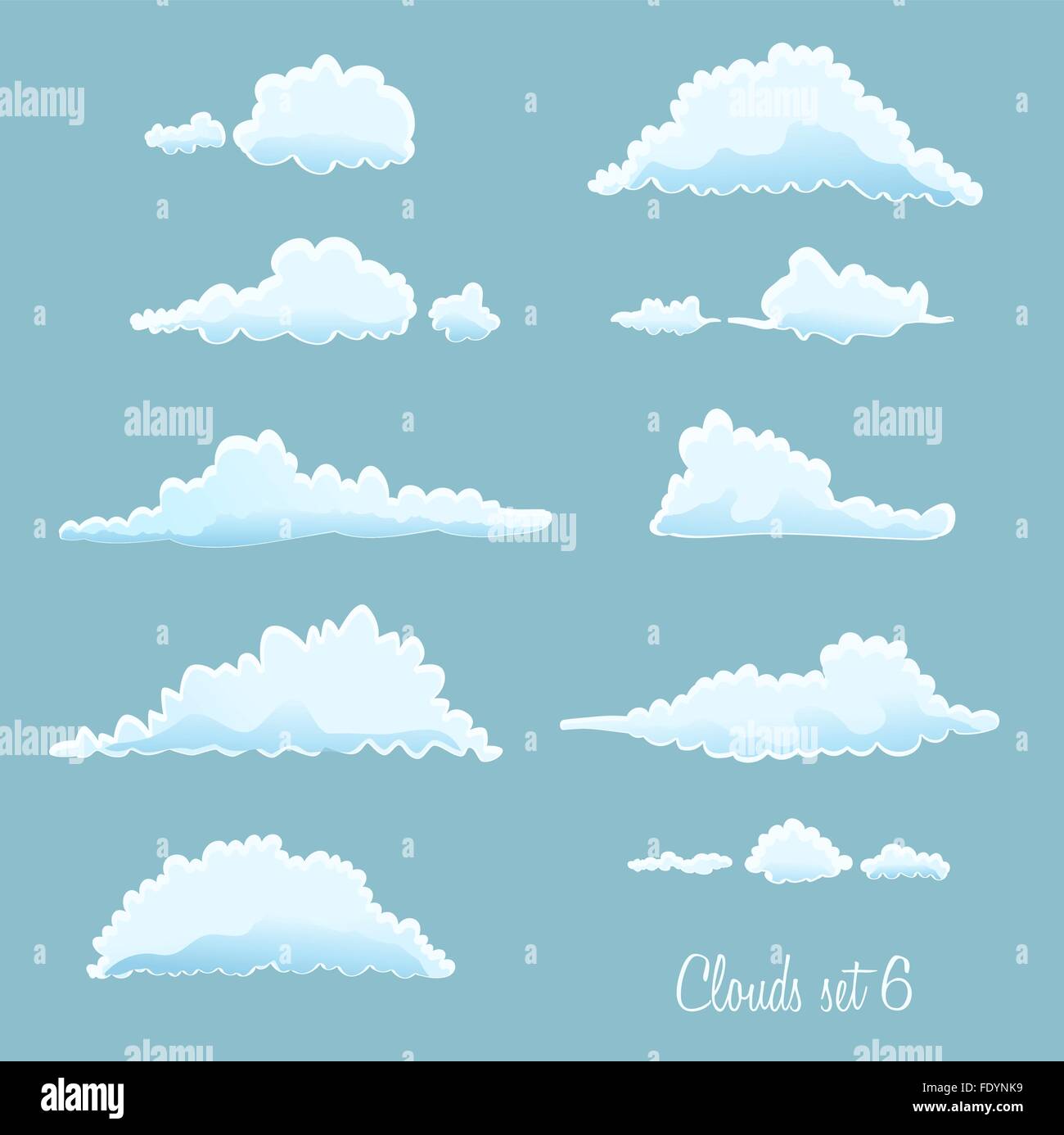Painting of clouds Stock Vector Images - Alamy