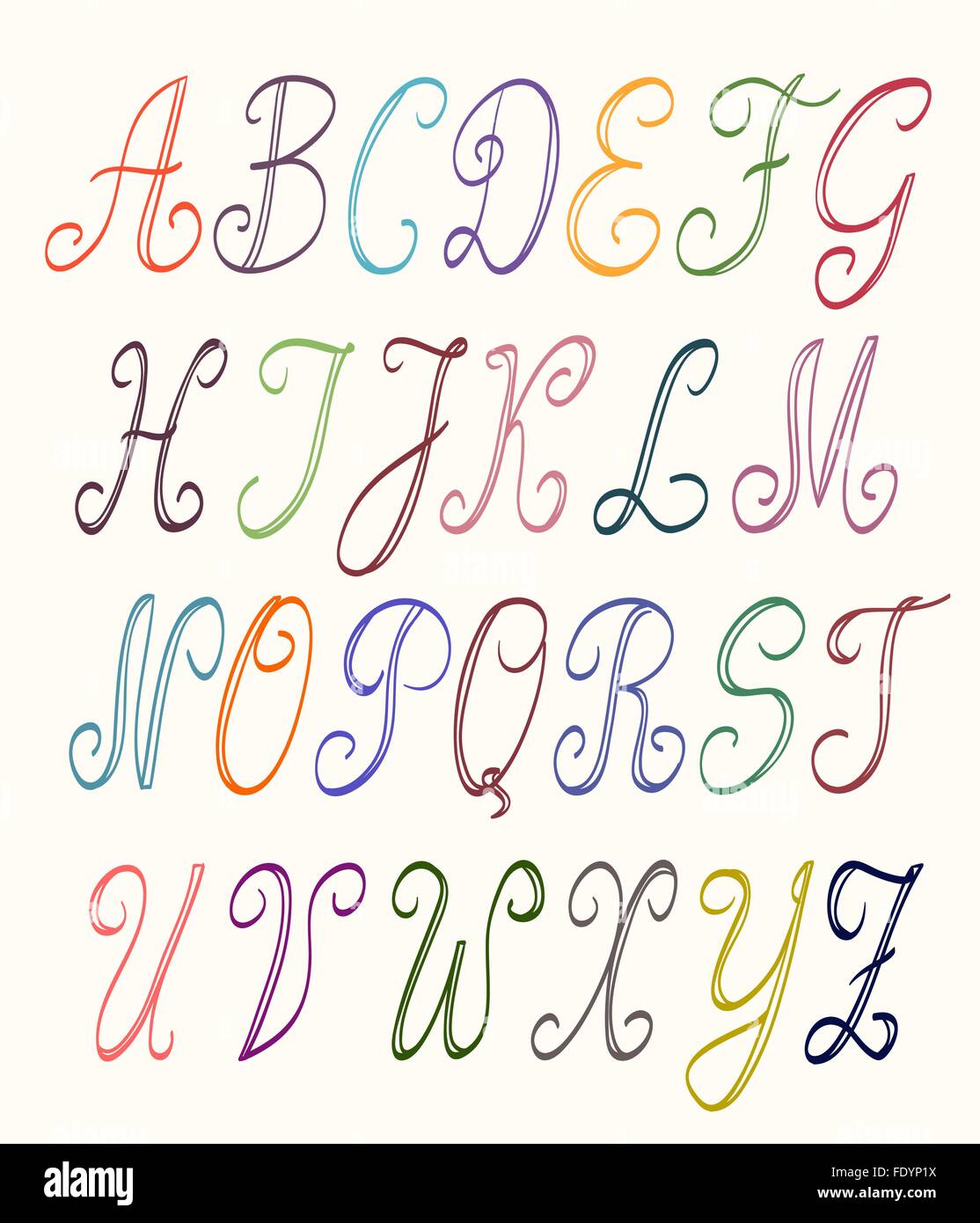 Fancy Uppercase Letters