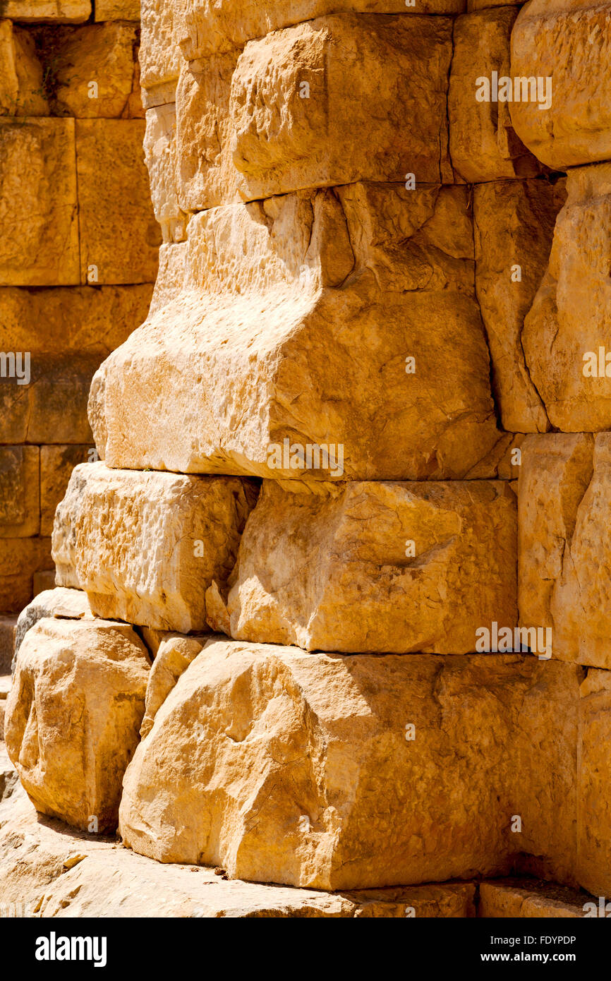 in turkey abstract texture of a ancien wall and ruined brick Stock ...