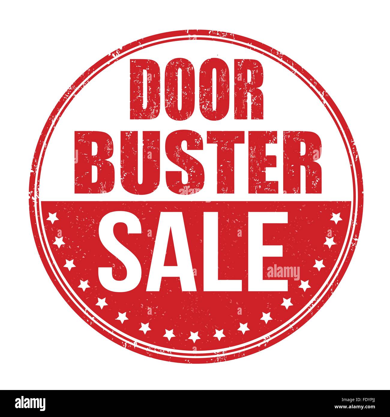 Doorbuster sale grunge rubber stamp Stock Vector Image & Art - Alamy