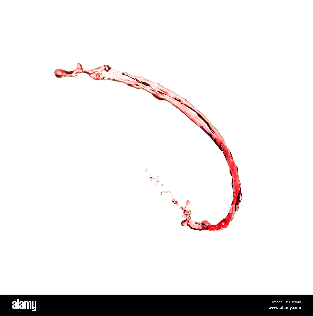 Red wine splash, isolated on white background Stock Photo - Alamy