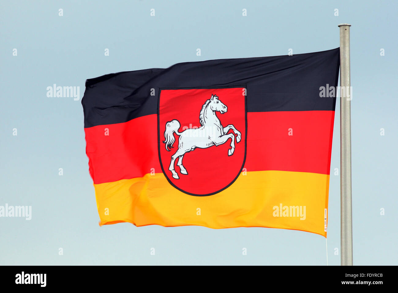 Saxony flag hi-res stock photography and images - Alamy