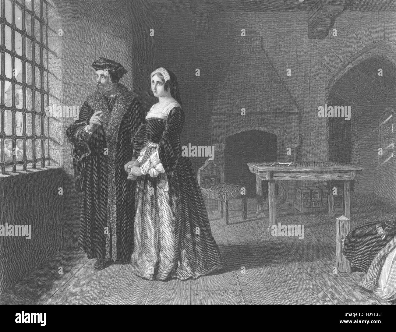Sir thomas more family Black and White Stock Photos & Images - Alamy