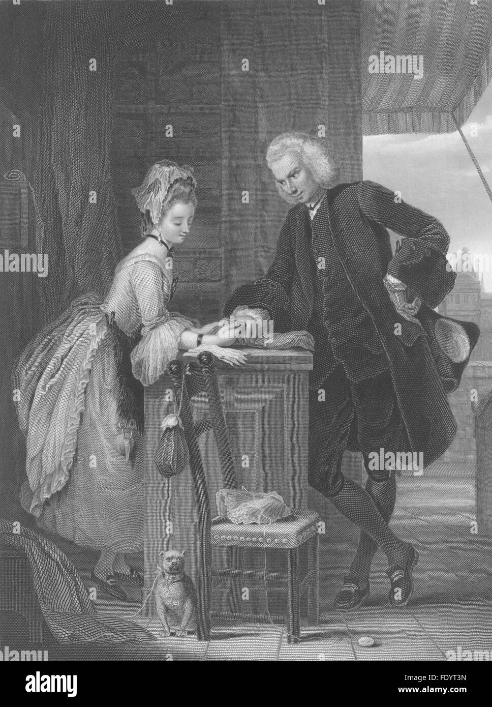 Shakespeare painting 19th century Black and White Stock Photos & Images ...