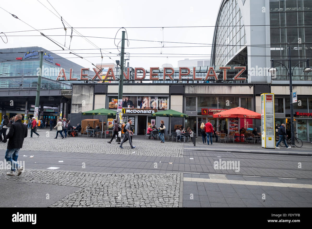 A general view of Alexanderplatz, Berlin, Germany Stock Photo - Alamy