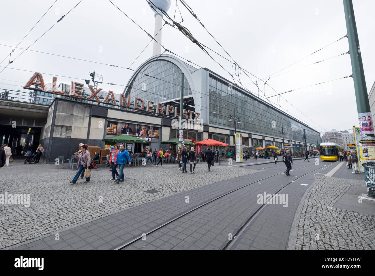 A general view of Alexanderplatz, Berlin, Germany Stock Photo - Alamy