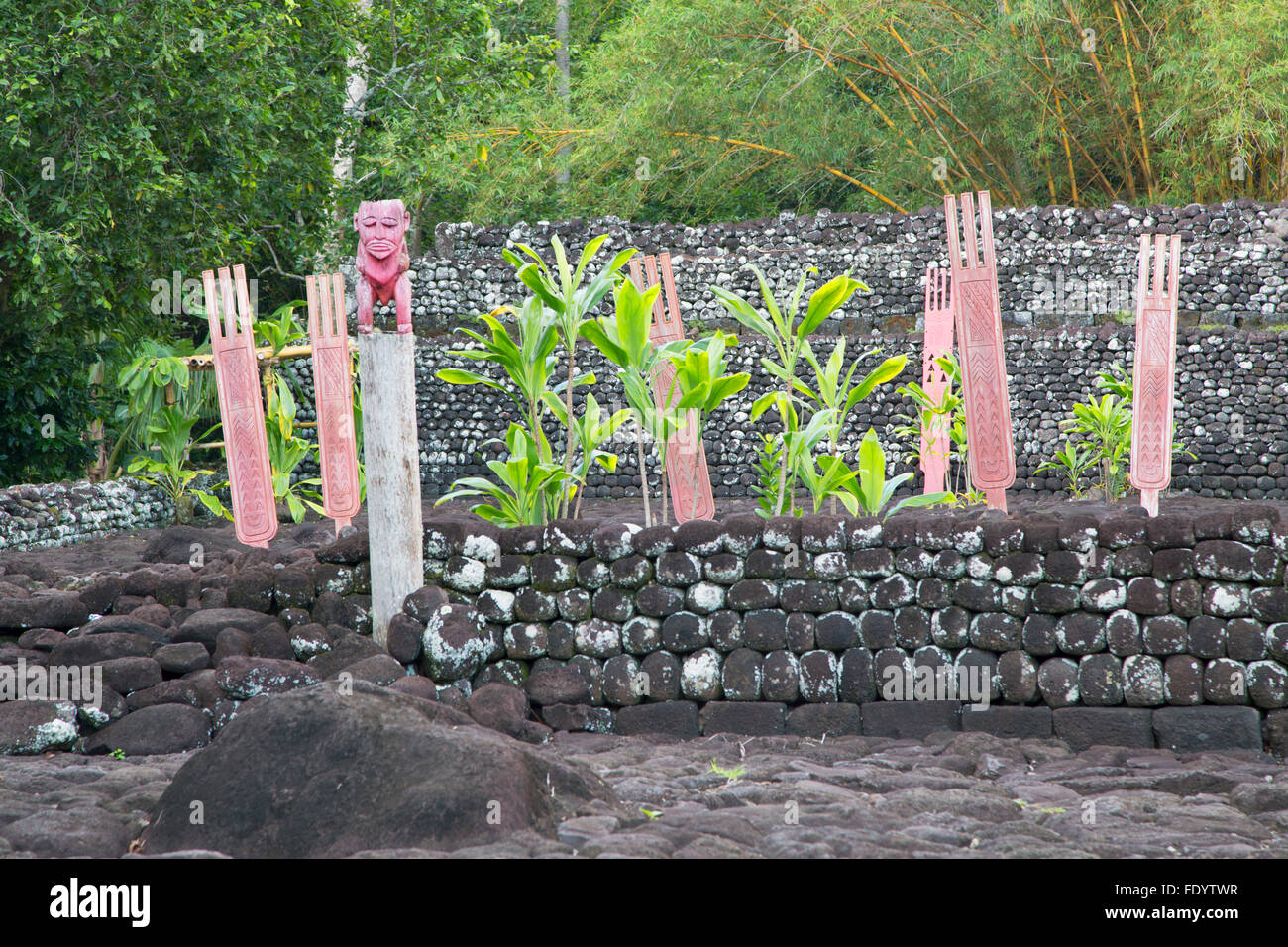 Marae polynesia hi-res stock photography and images - Alamy