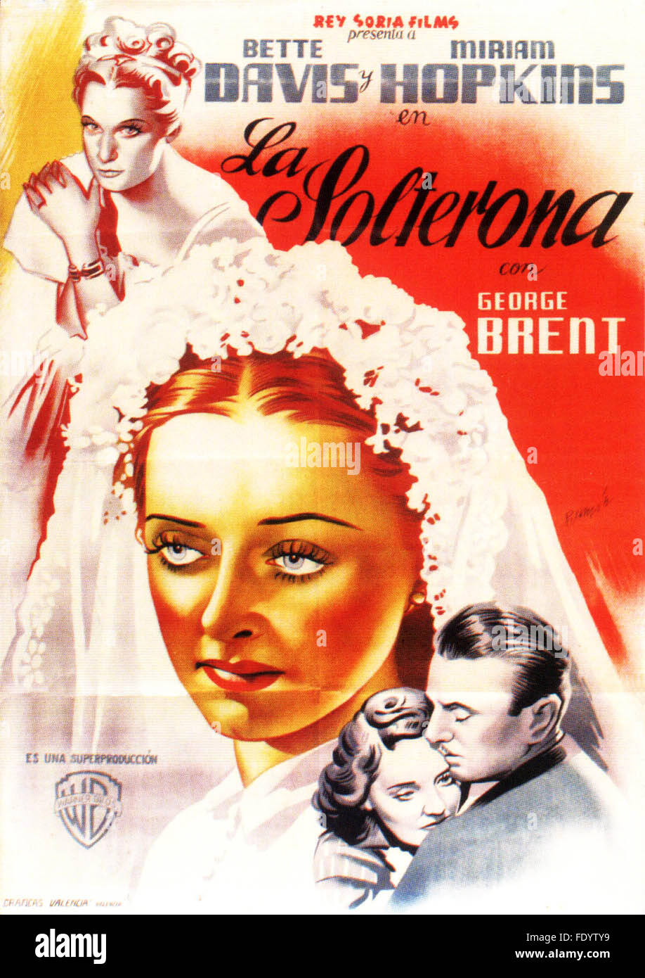 Old Maid, The - Spanish Movie Poster Stock Photo - Alamy