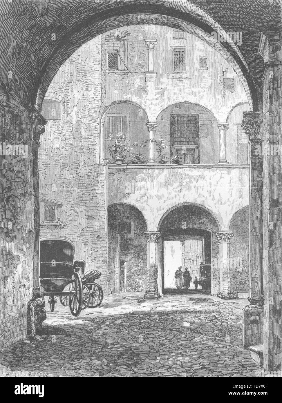 Via palazzo Black and White Stock Photos & Images - Alamy