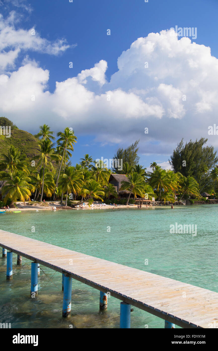 Hauru Point, Mo'orea, Society Islands, French Polynesia Stock Photo - Alamy