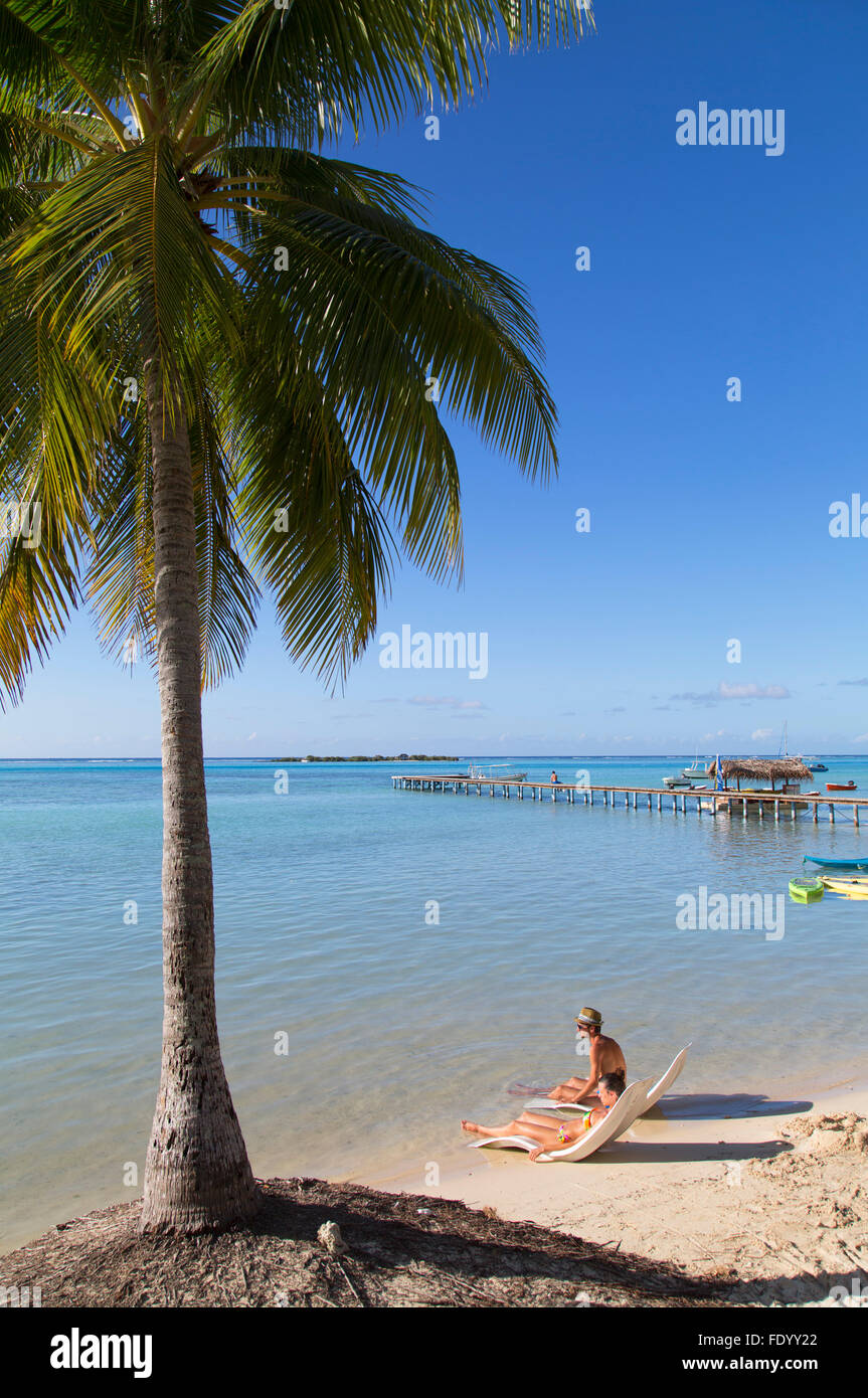 Hauru Point, Mo'orea, Society Islands, French Polynesia Stock Photo - Alamy