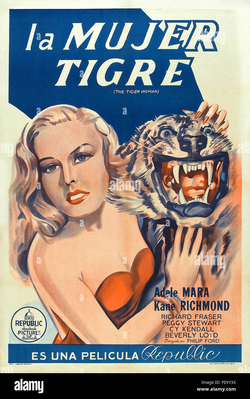 Tiger poster hi-res stock photography and images - Alamy