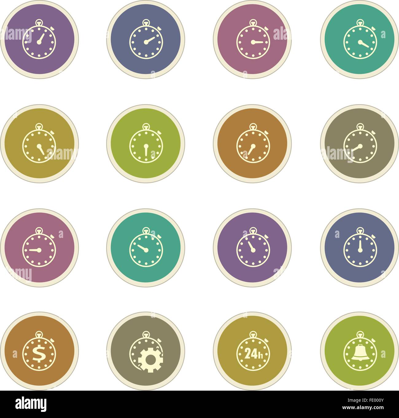 Timer Icon Set Stock Vector Image And Art Alamy