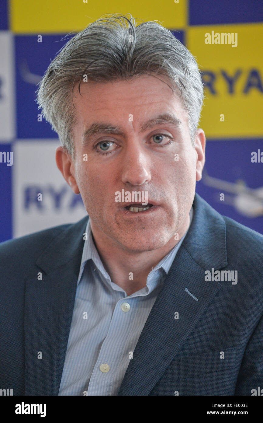 Ryanair’s CFO Neil Sorahan holds a press conference over Ryanair’s ...