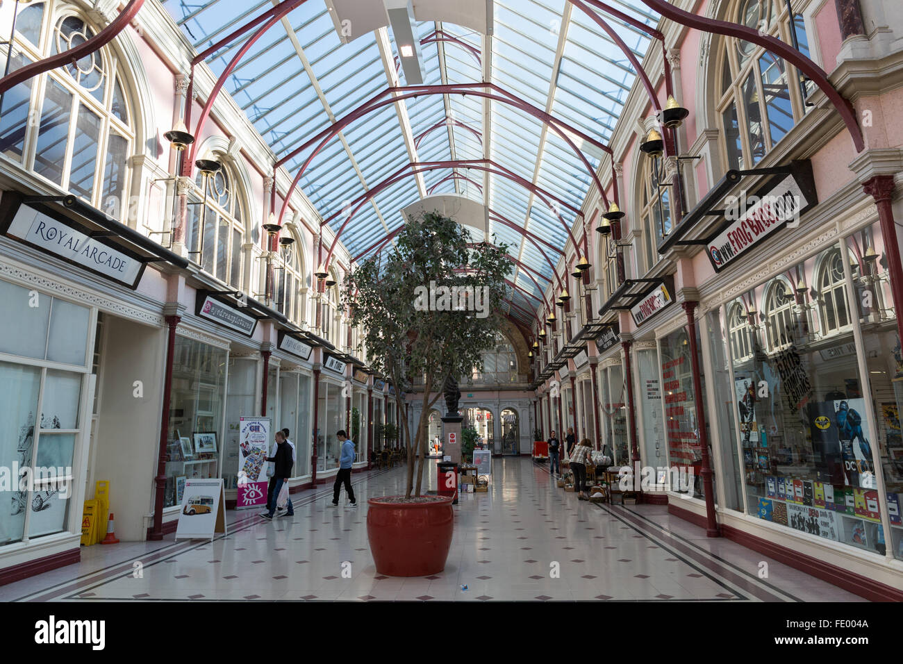 Royal Arcade Boscombe Stock Photo - Alamy