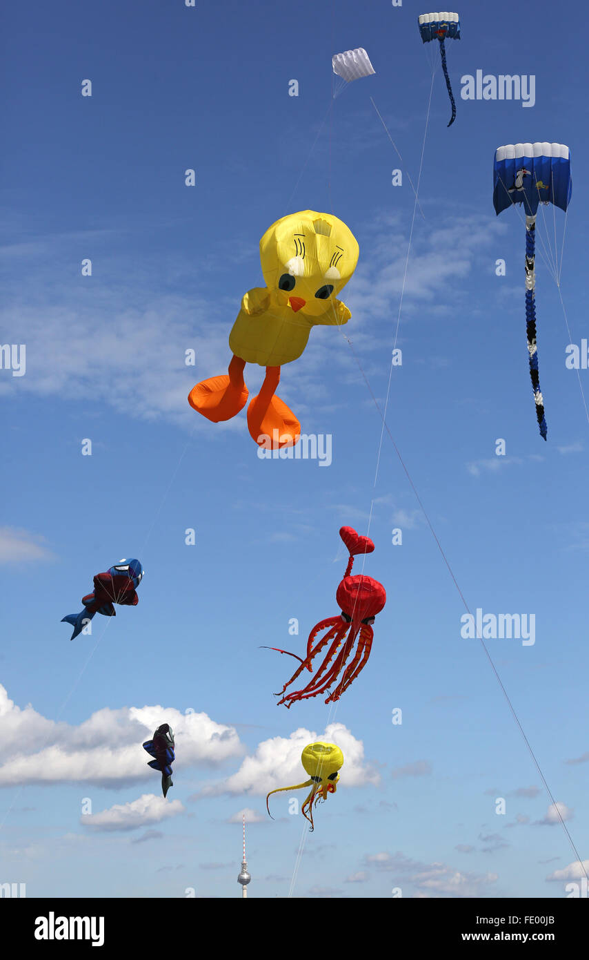 Berlin, Germany, the dragon in the air Stock Photo - Alamy