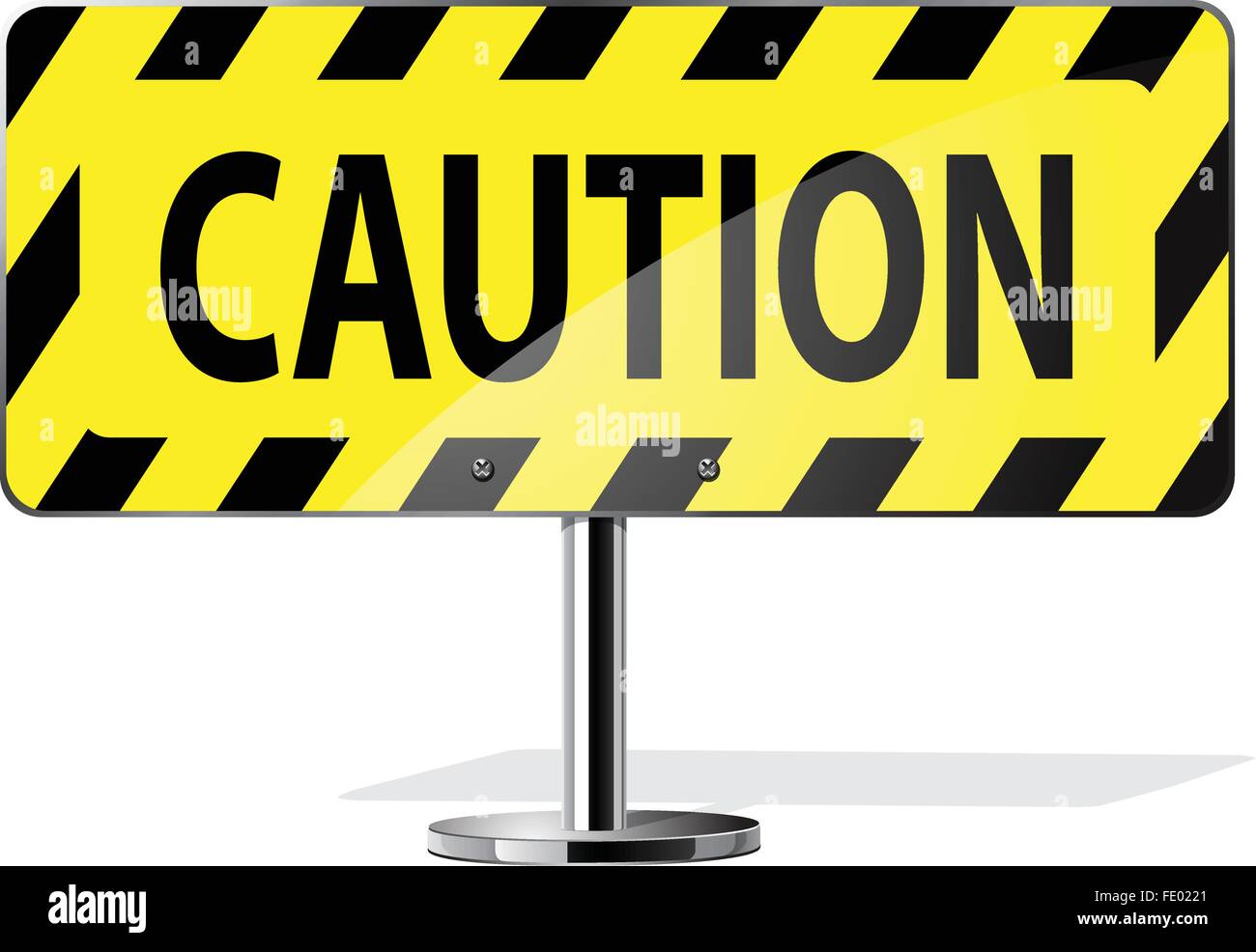caution road sign Stock Vector Image & Art - Alamy