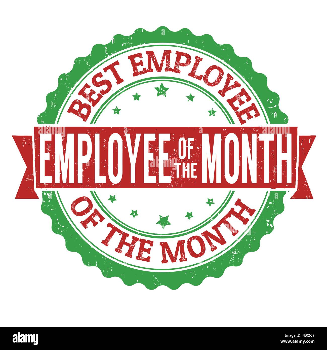 Employee of the month certificate Cut Out Stock Images & Pictures - Alamy