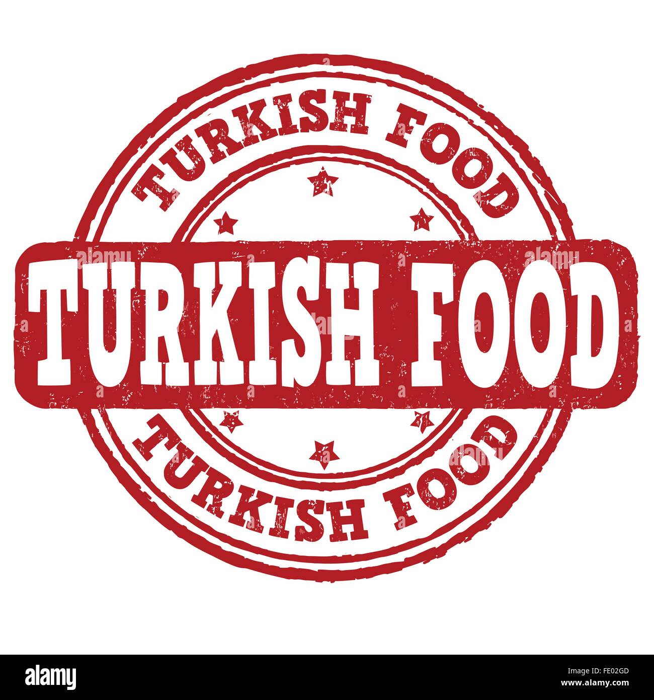 Authentic turkish food Stock Vector Images - Alamy