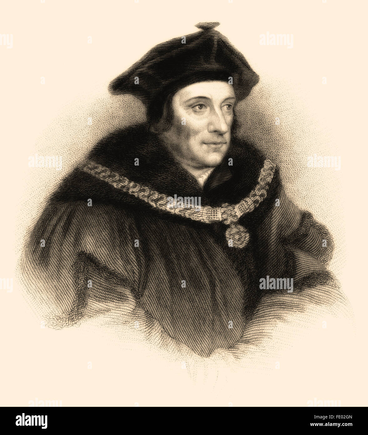 Thomas More 1478 1535 English Statesman High Resolution Stock ...
