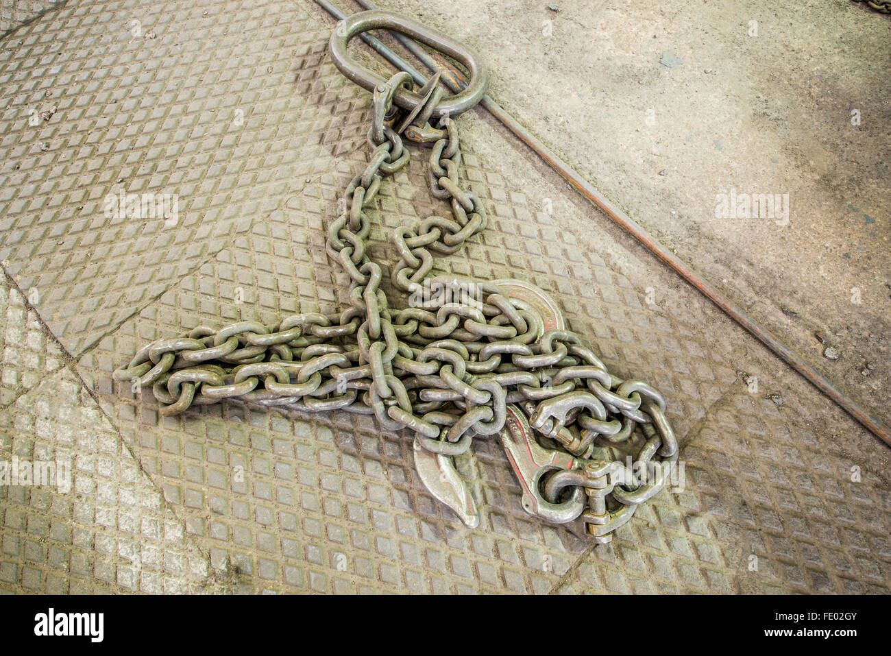 chain and metal surface Stock Photo - Alamy