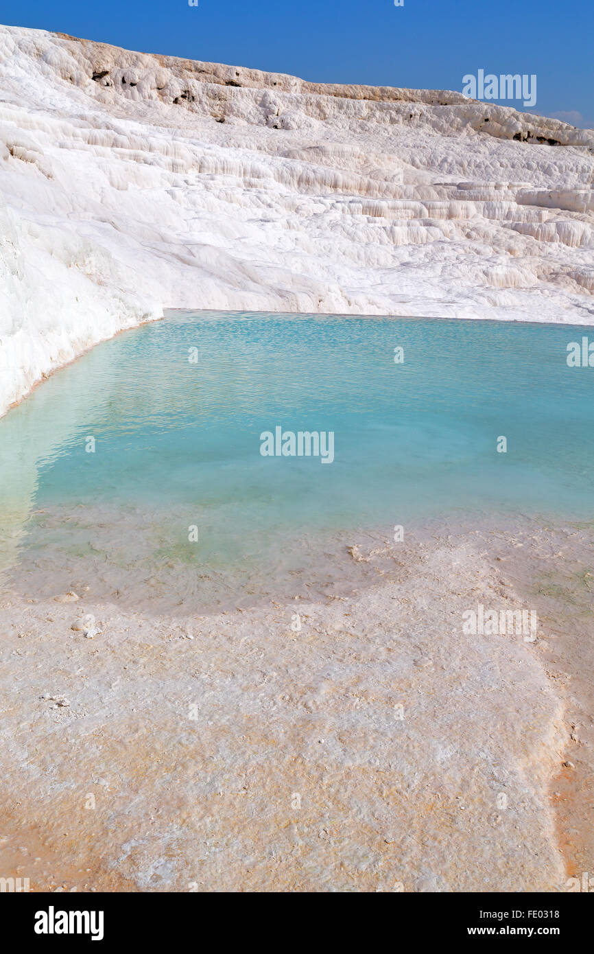 unique abstract in pamukkale turkey asia the old calcium bath and ...