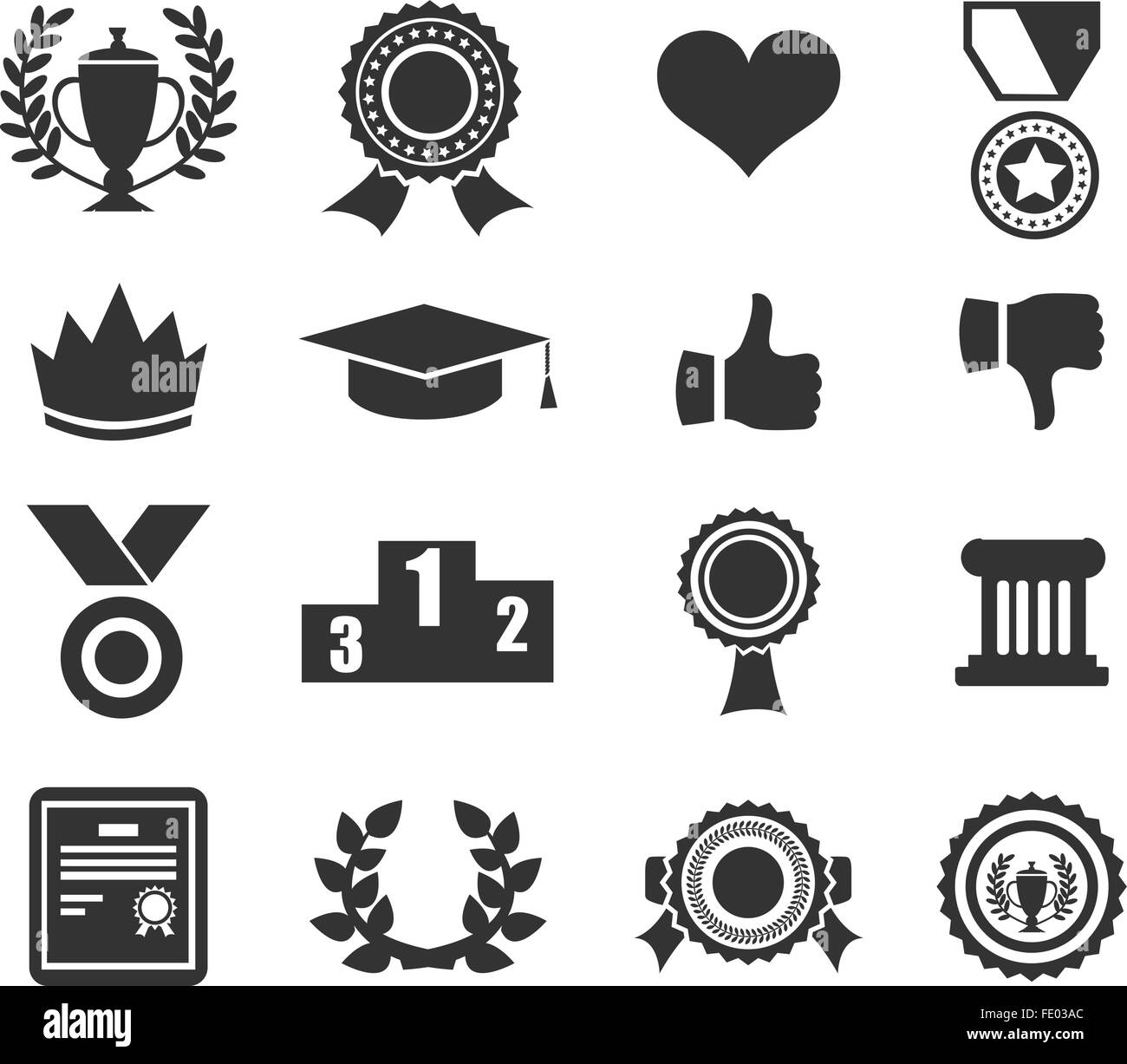 Trophy and prize symbol Stock Vector Image & Art - Alamy