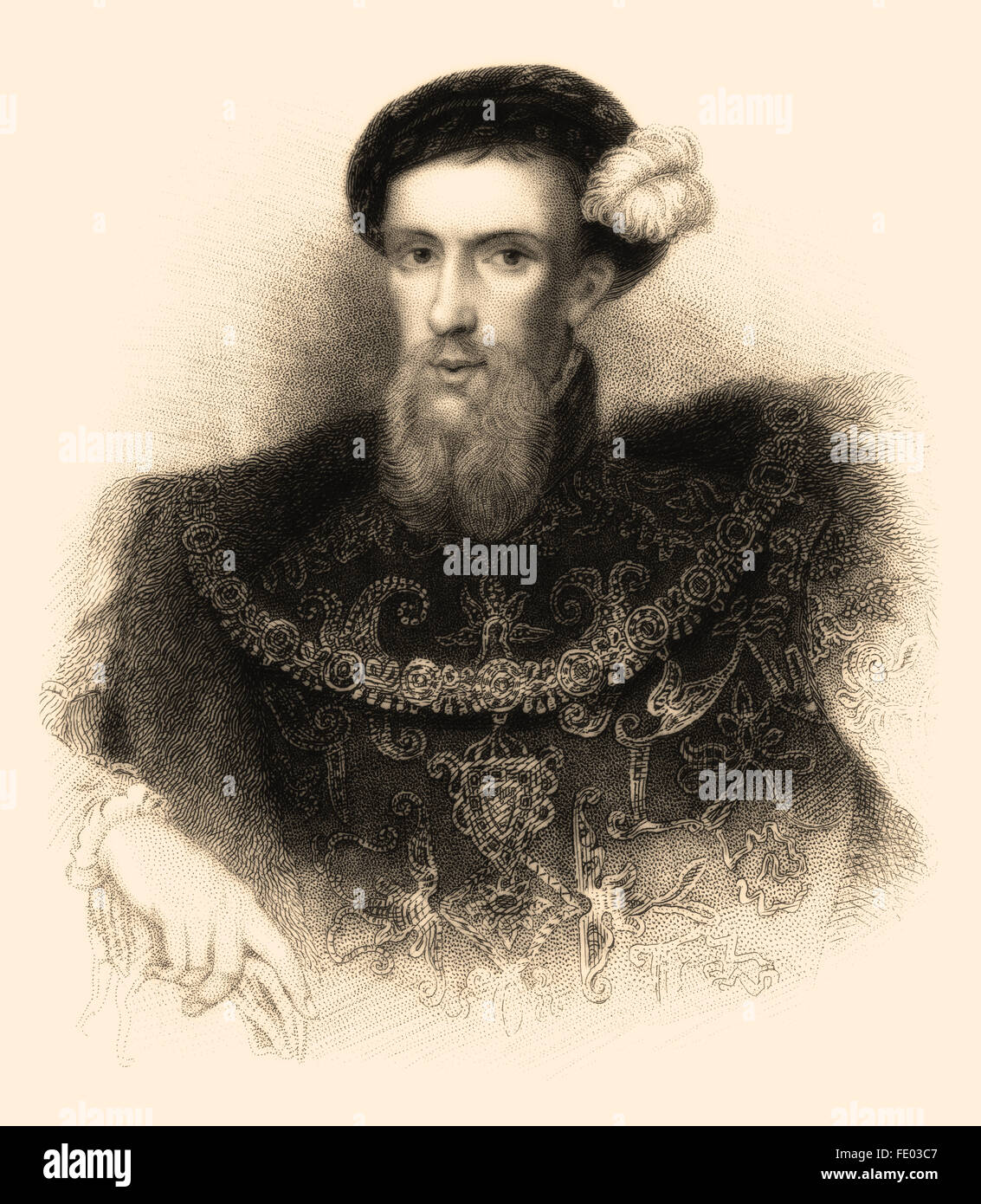 Henry Howard, Earl of Surrey, 1516 - 1547, an English poet Stock Photo ...