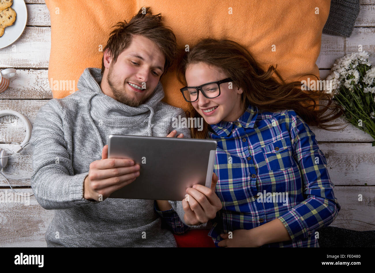 Romantic white couple studio shot hi-res stock photography and images ...