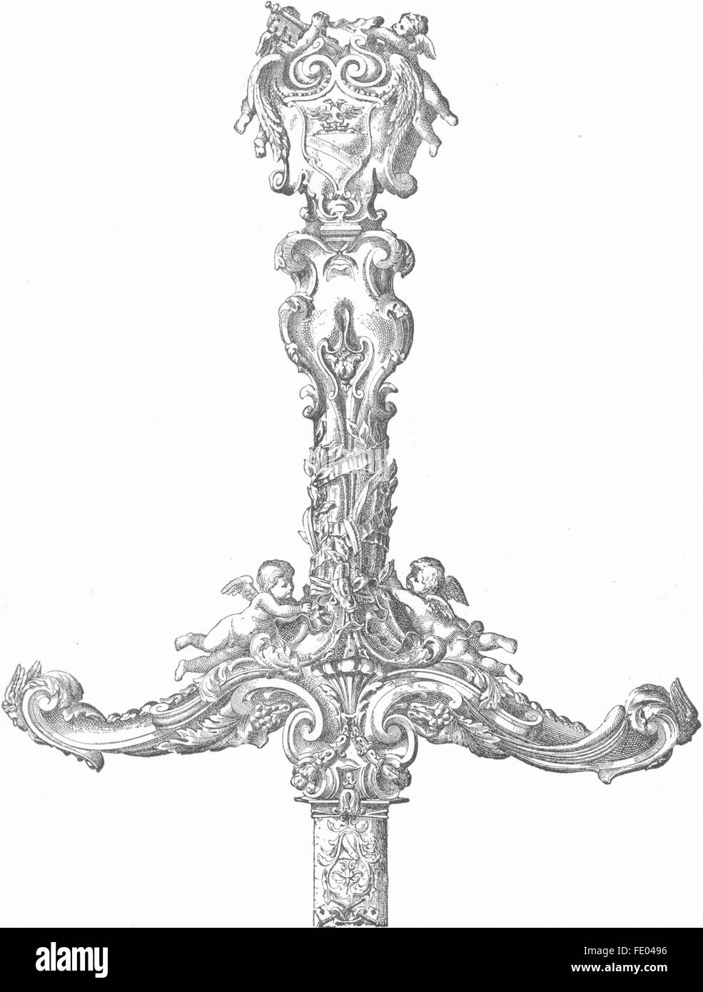 Sword Handles Drawings