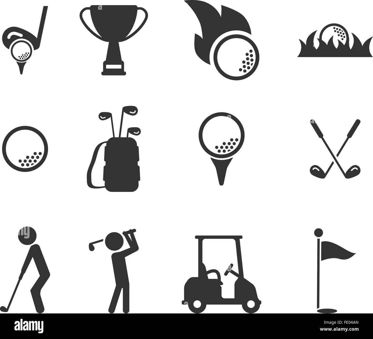 Golf kick Black and White Stock Photos & Images - Alamy