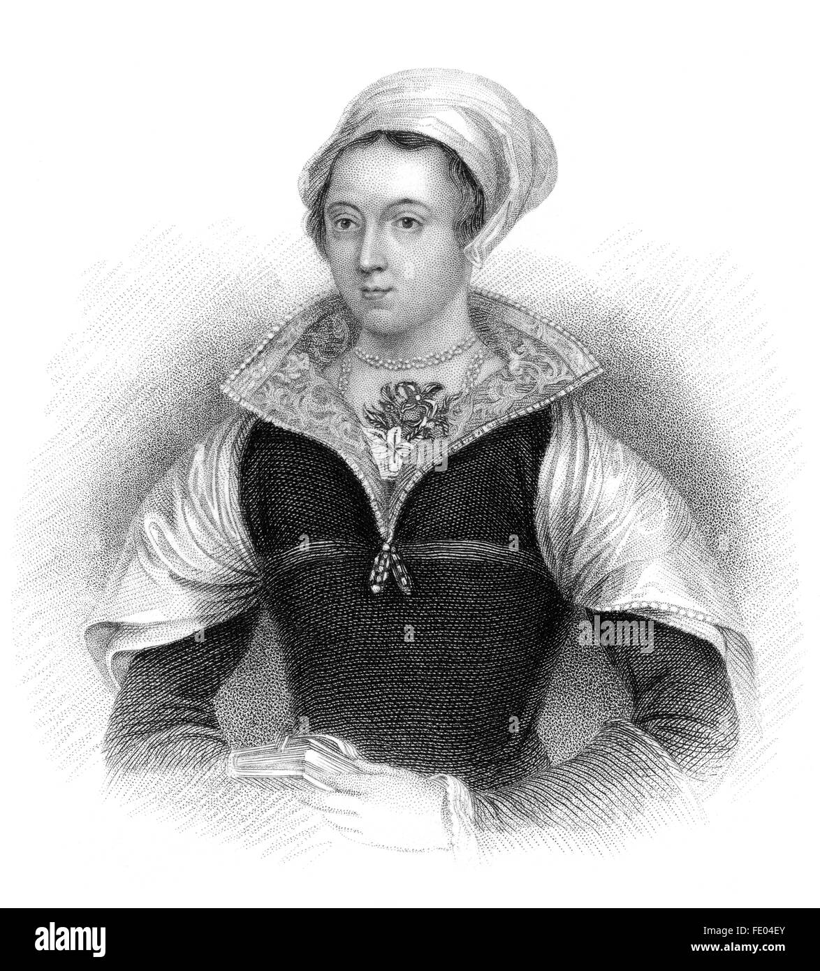 Lady Jane Grey, 1536 - 1554, briefly Queen of England, nicknamed Nine ...