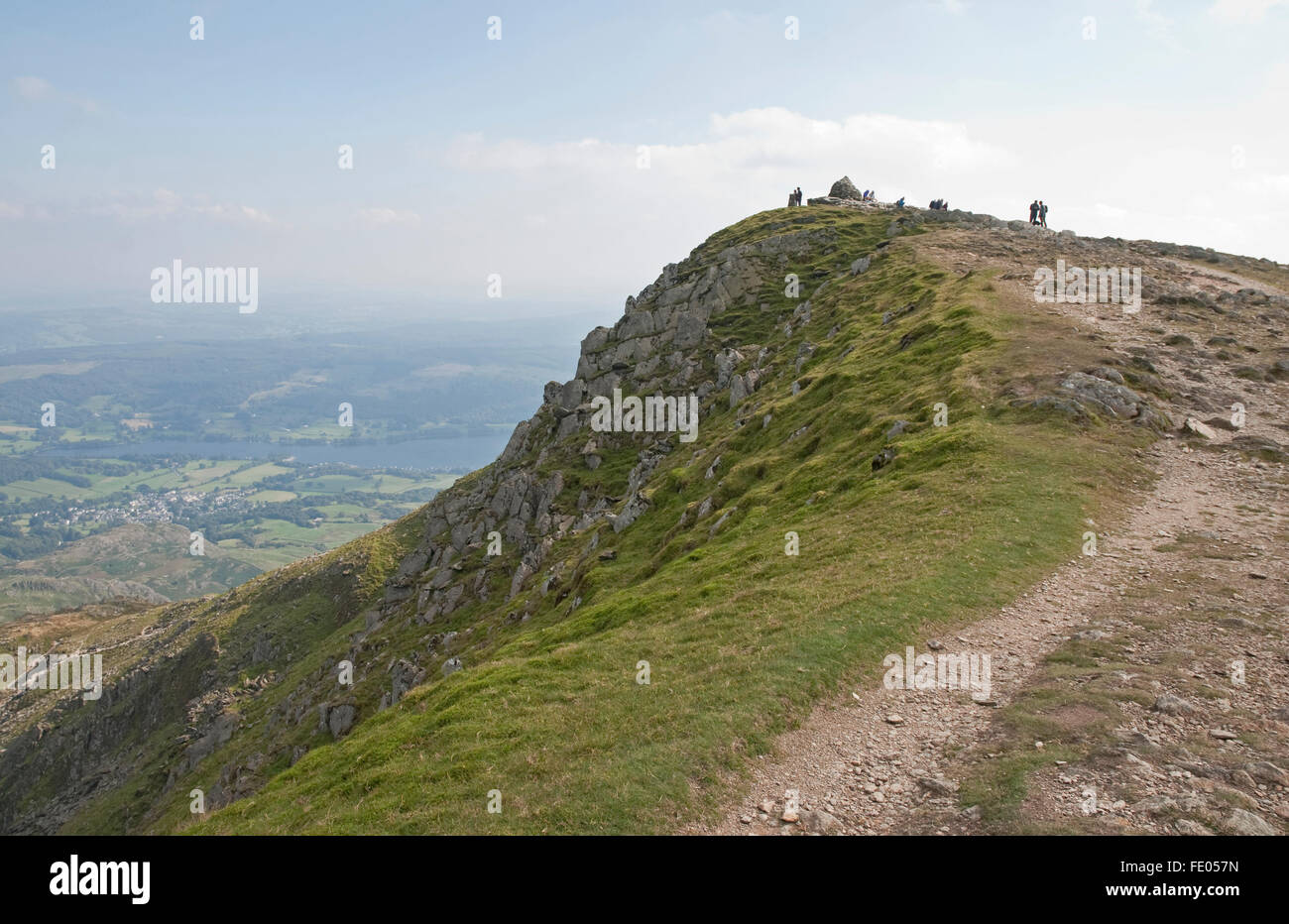 Coniston water uk hikers hi-res stock photography and images - Alamy