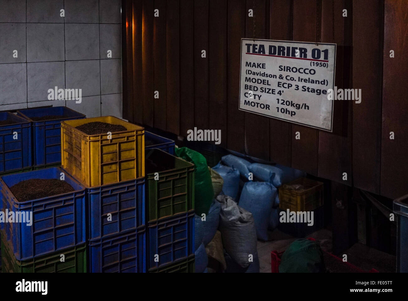 Tea Factory in Nuwara Eliya District, Sri Lanka - Tea is the most ...