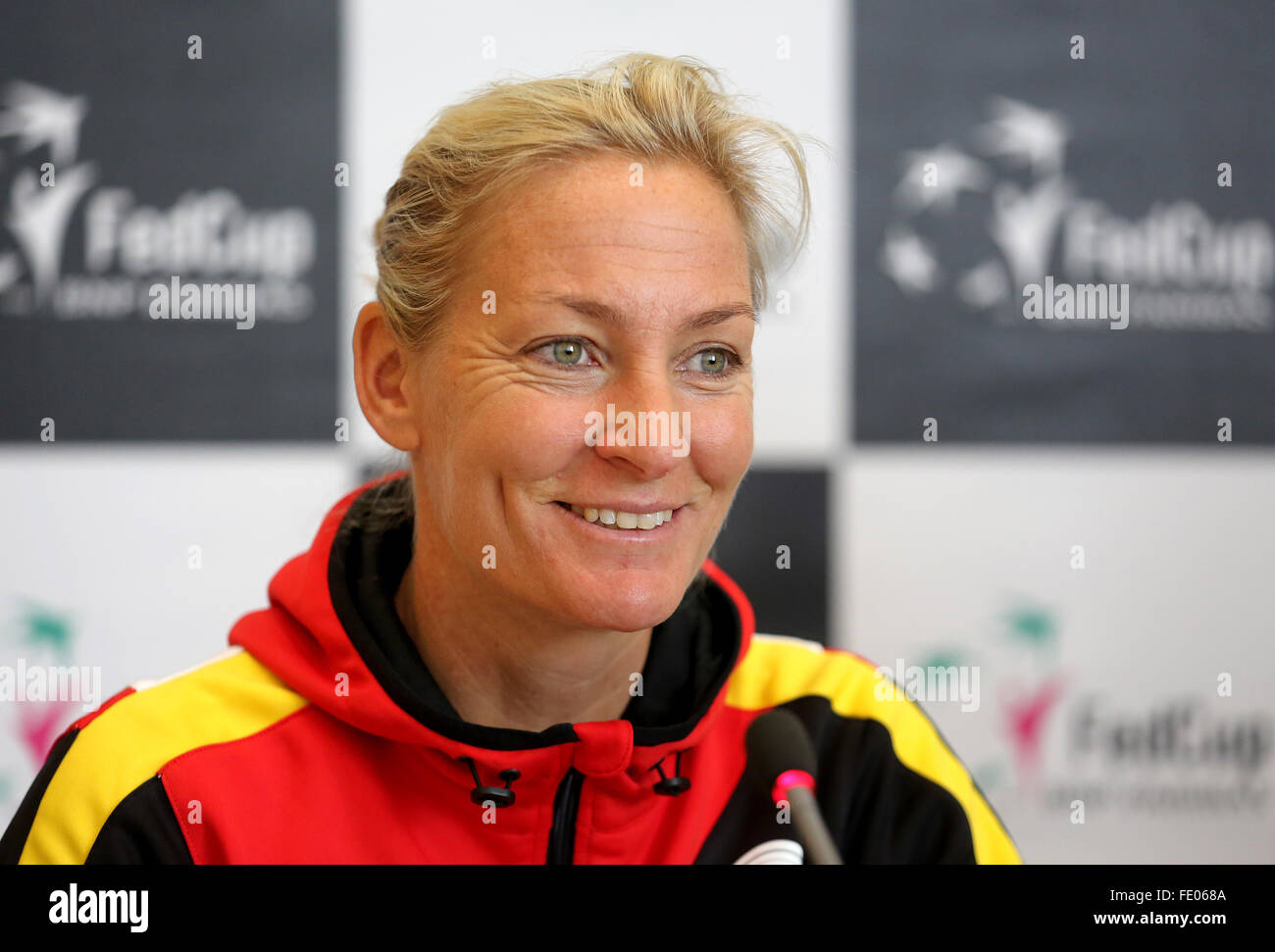 Leipzig, Germany. 03rd Feb, 2016. Former German tennis player Barbara ...