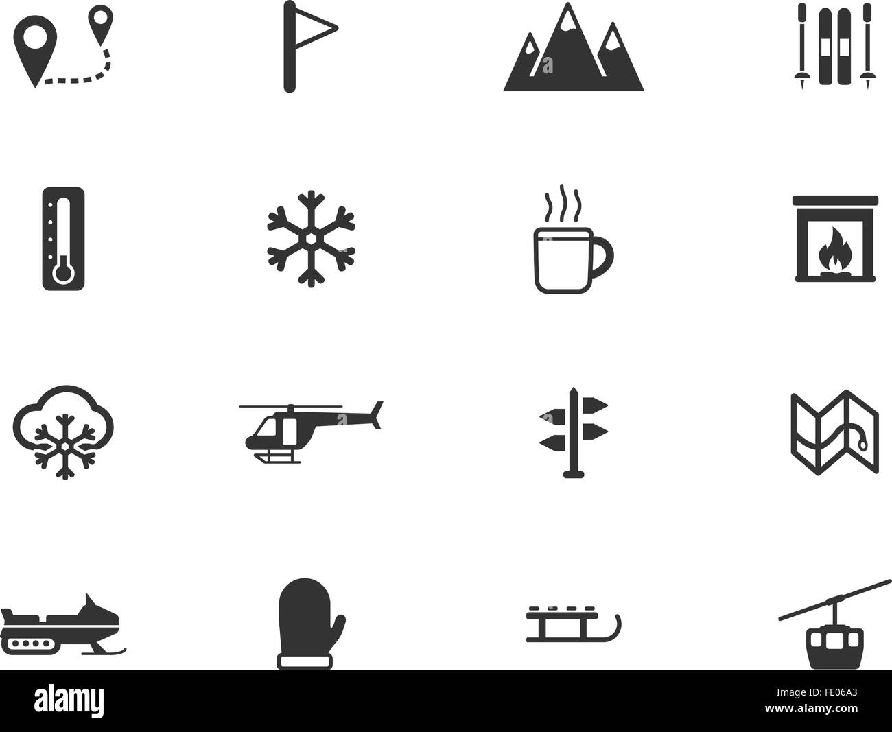 Ski pointer Stock Vector Images - Alamy