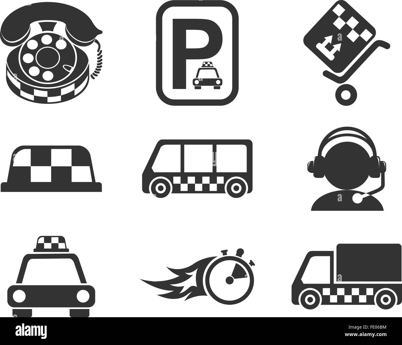 Time taxi Black and White Stock Photos & Images - Alamy