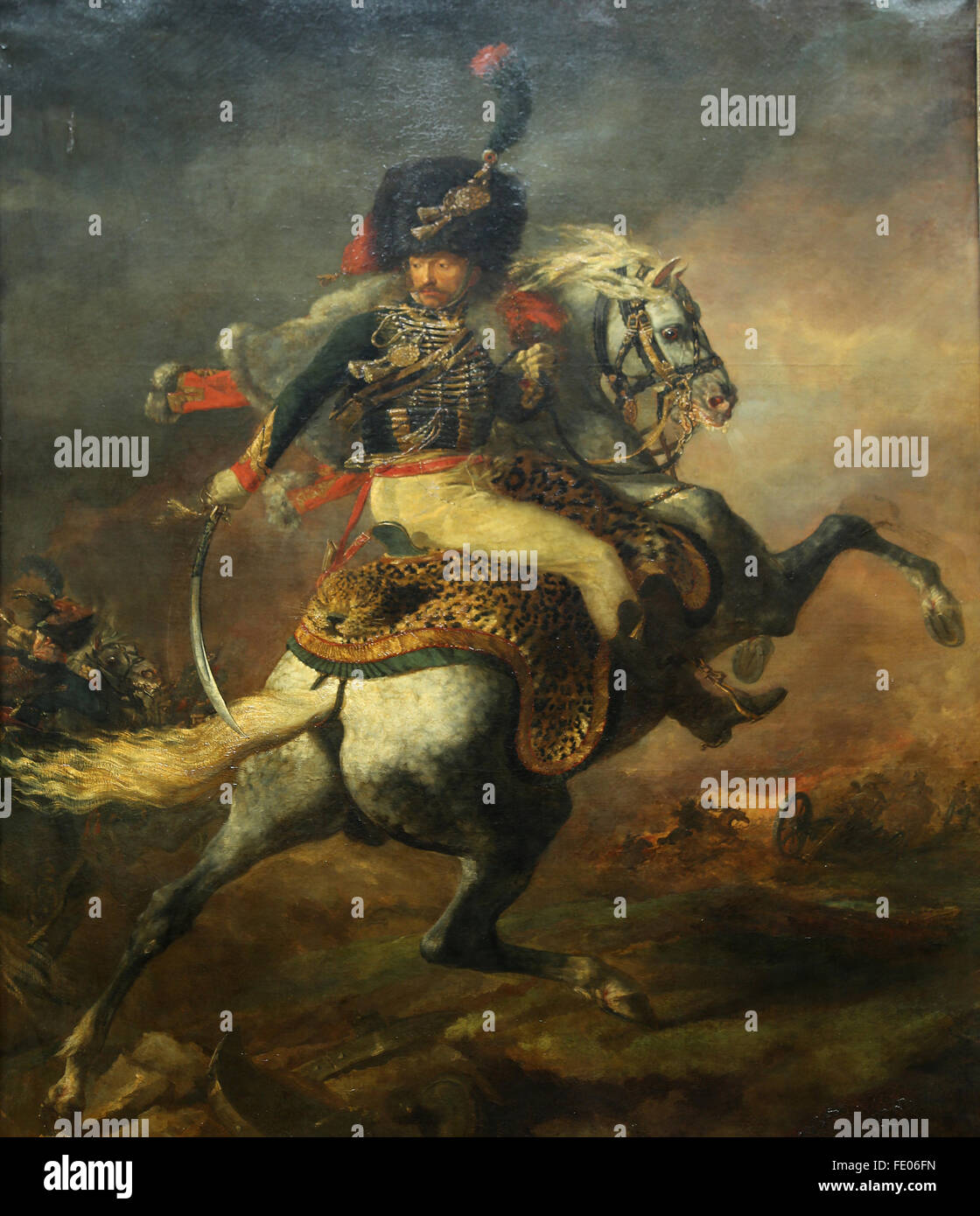 The Charging Chasseur, 1812 by French painter Eugene Delacroix (1798 ...