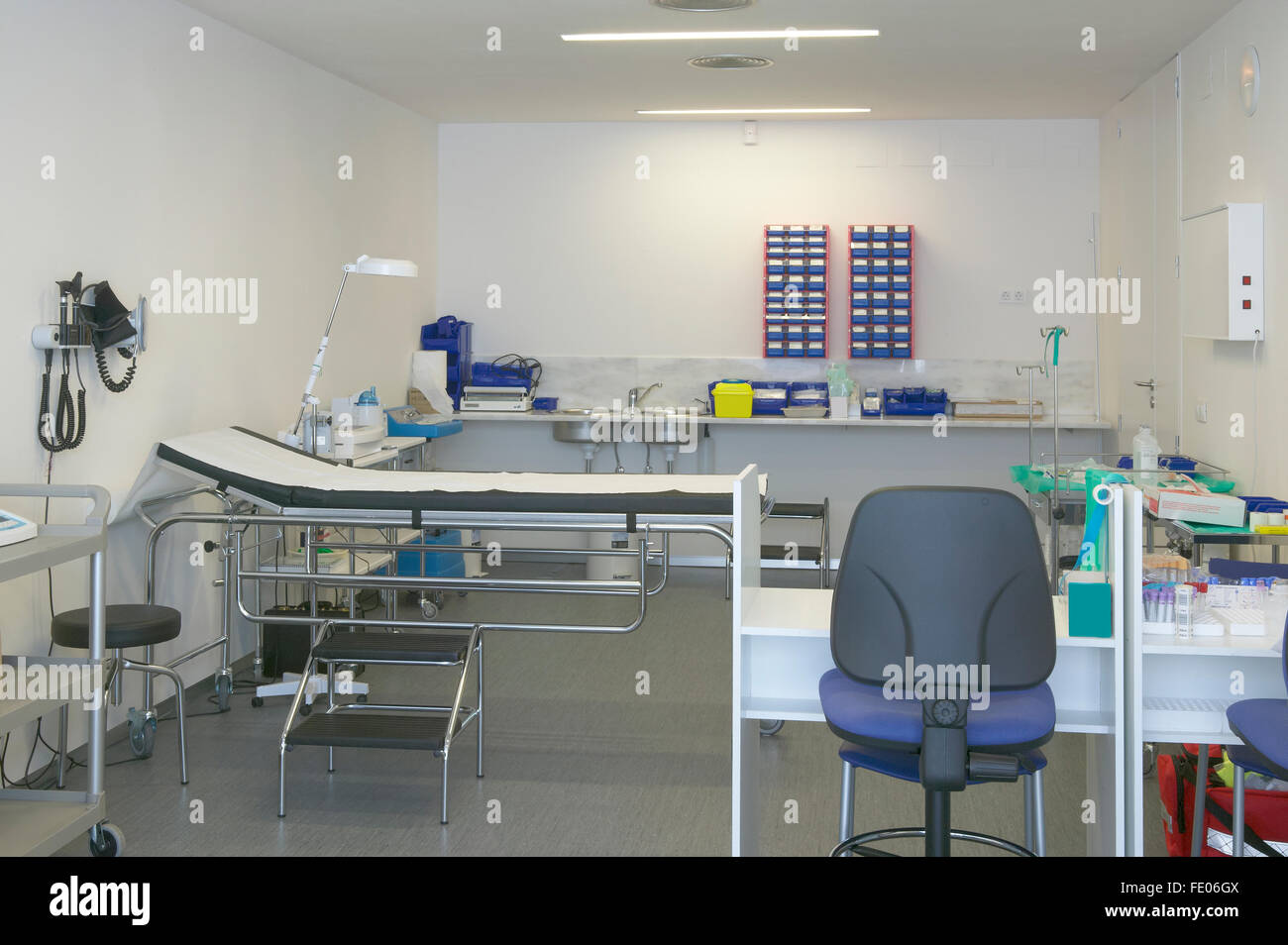 Hospital doctor room with furniture. Horizontal Stock Photo - Alamy