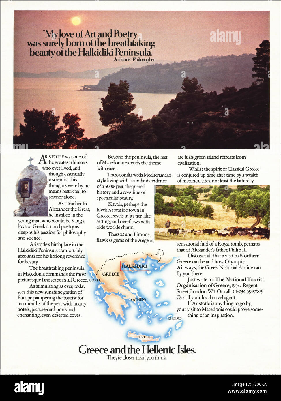 Original full page colour vintage advert from 1970s. Advertisement ...