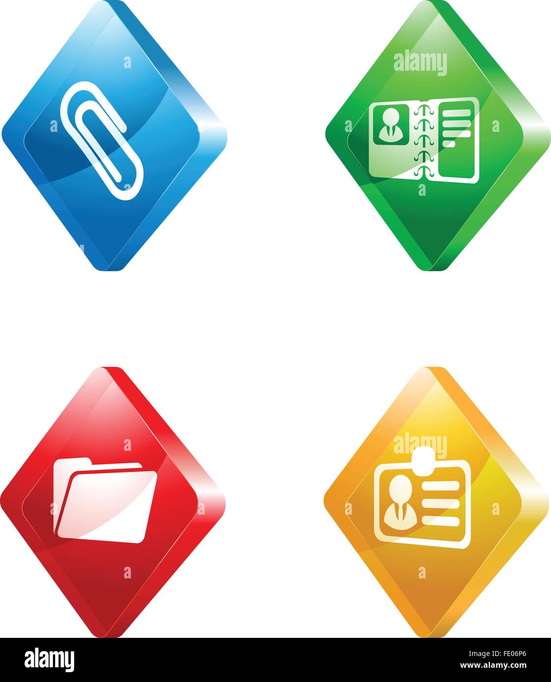 office glass transparent color icon set Stock Vector Image & Art - Alamy