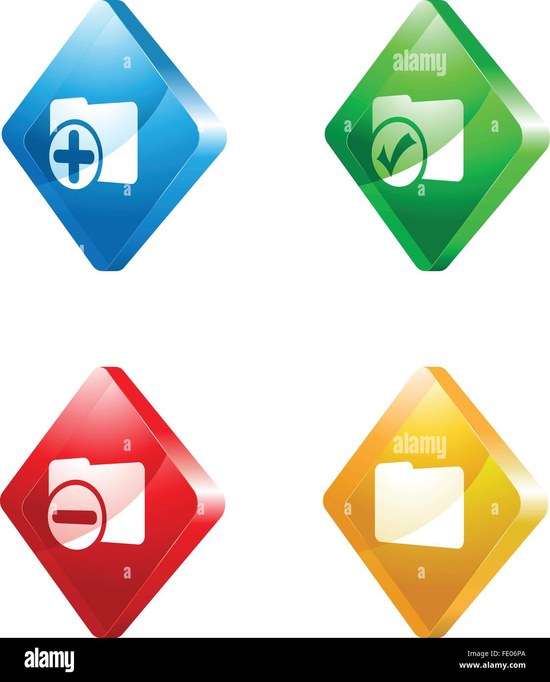 office glass transparent color icon set Stock Vector Image & Art - Alamy