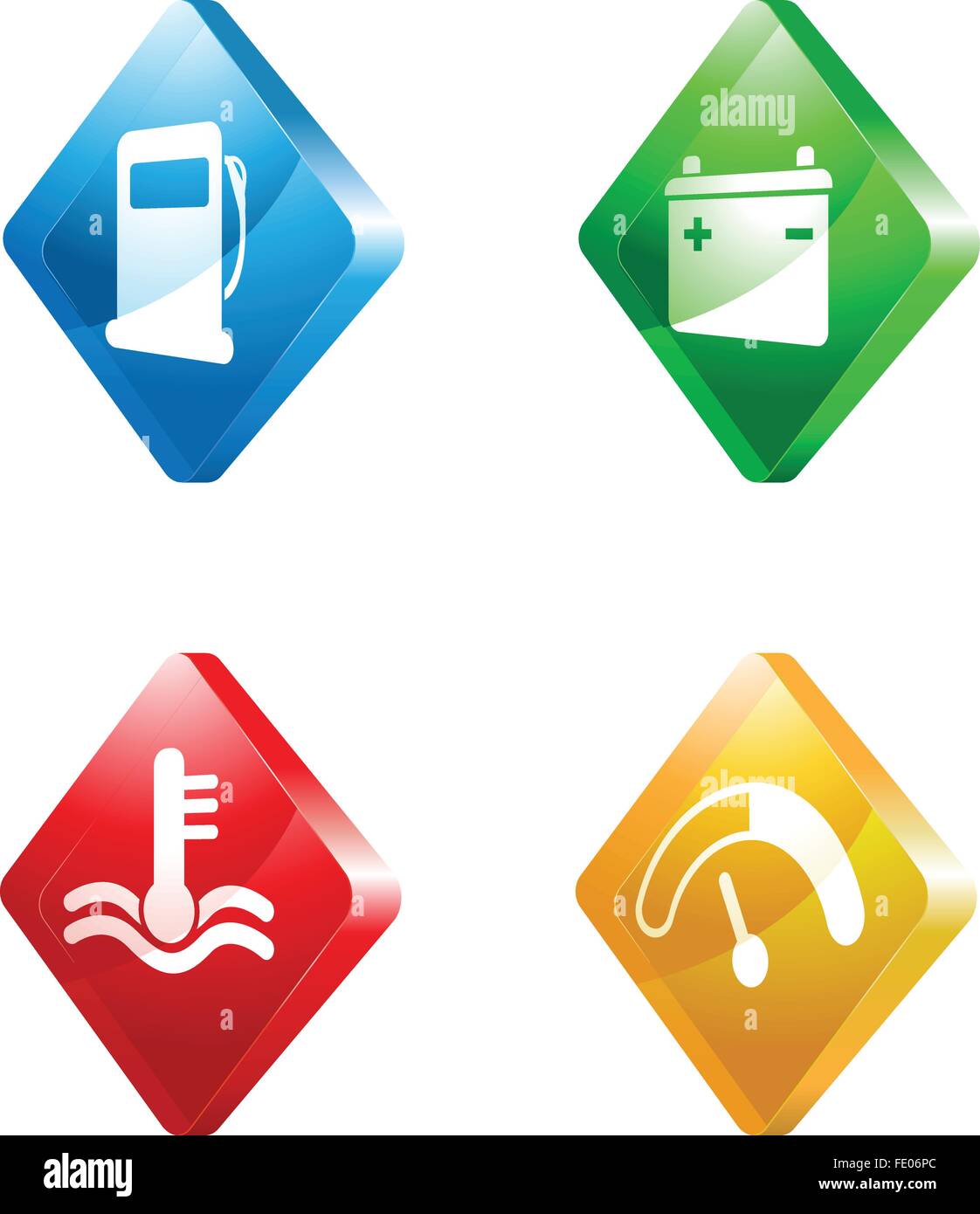 car service glass transparent color icon set Stock Vector Image & Art ...